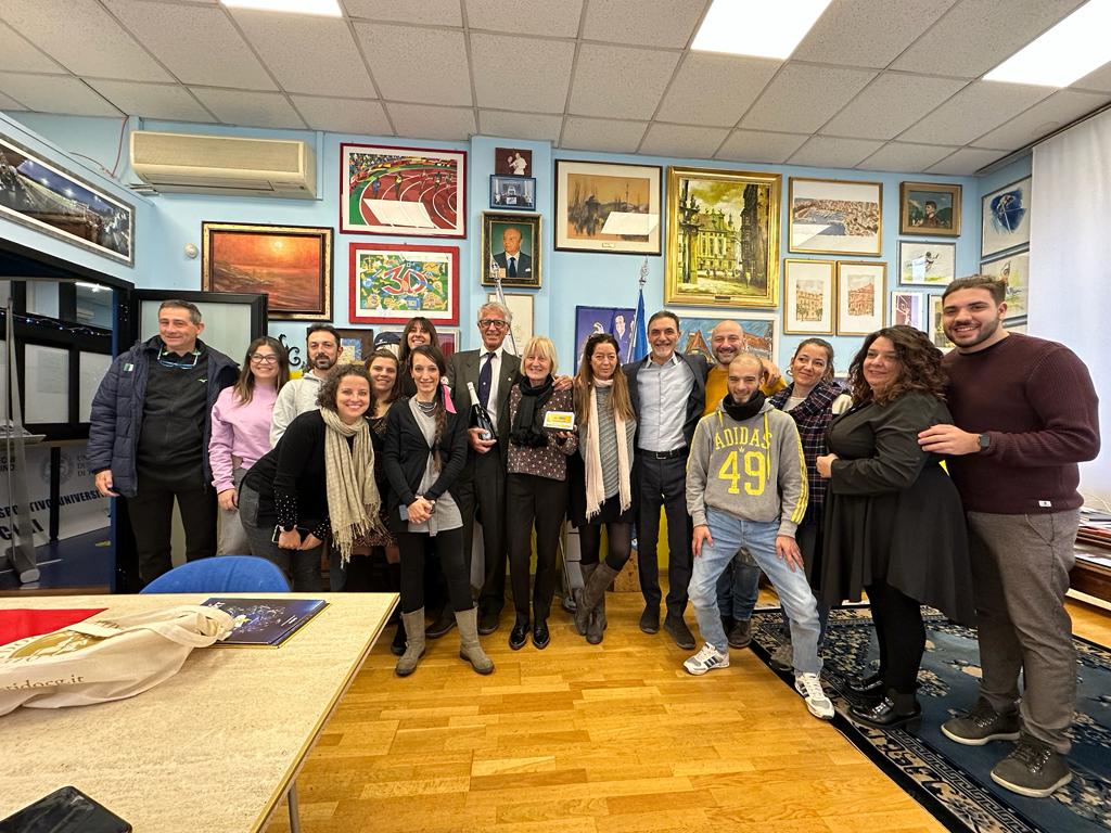 Al Presidente D’Elicio la Tessera d’Oro FIDAL Piemonte - CUS TORINO